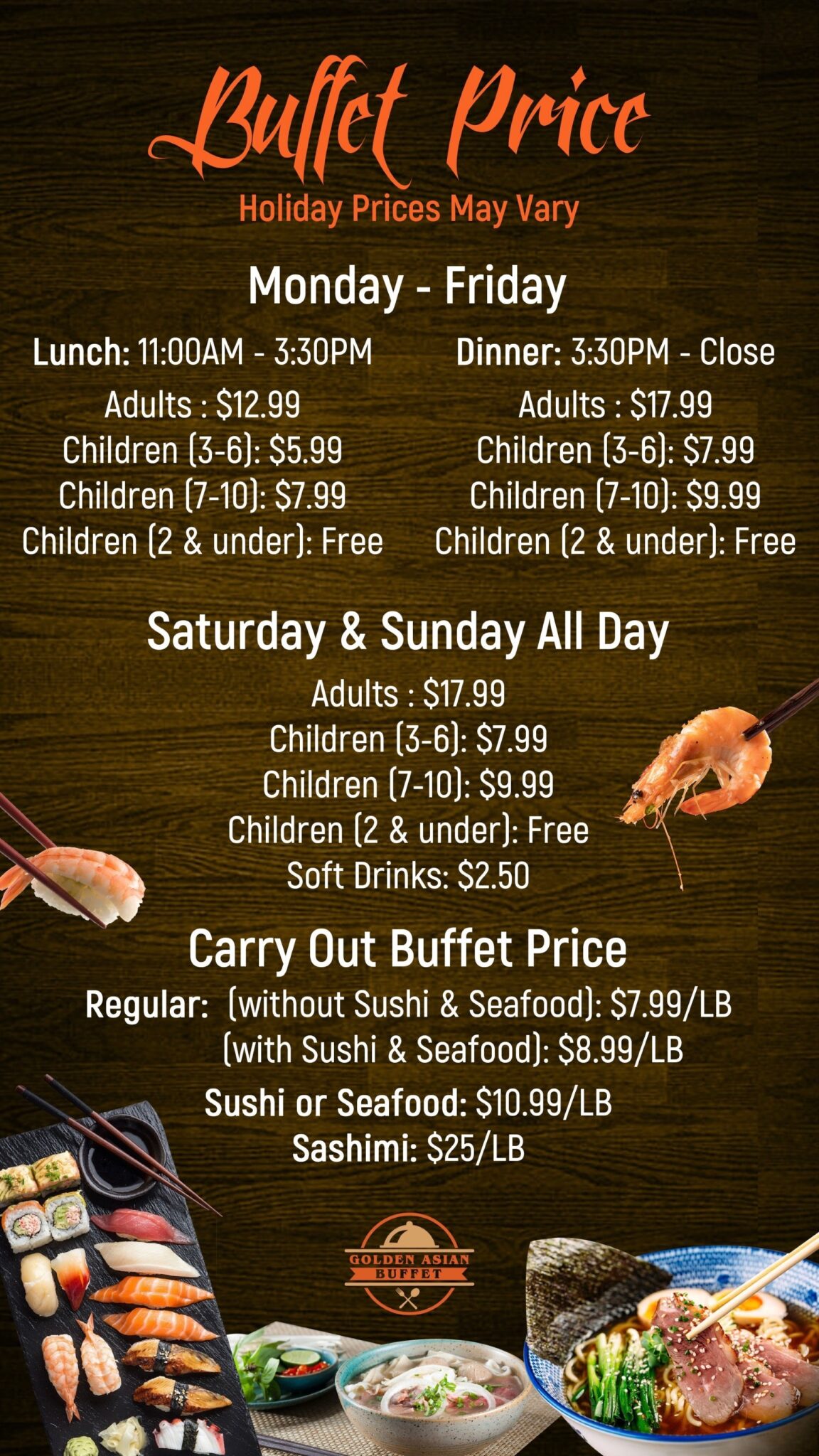 Golden Asian Buffet - www.goldenasianbuffetmartinsburg.com